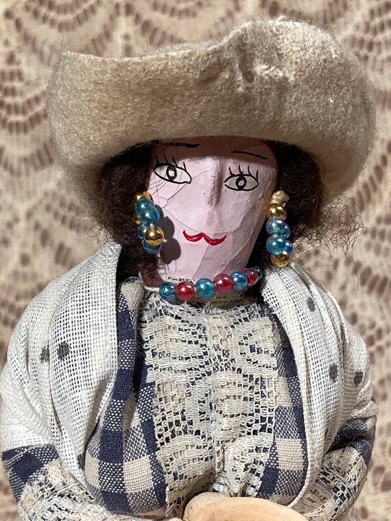 Vintage 1990s Ecuador Folk Doll 90s South America Souvenir - Etsy