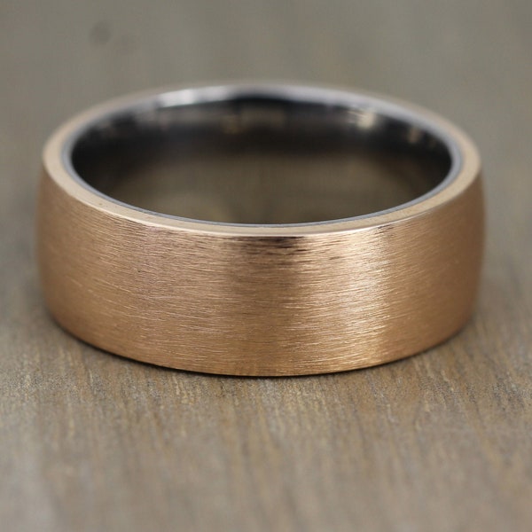 Bronze Wedding Band - Etsy