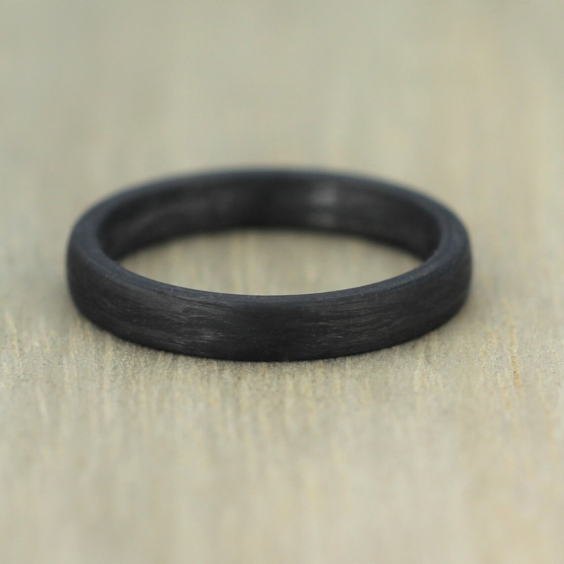 3mm Carbon Fibre Wedding/engagement Ring With FREE | Etsy