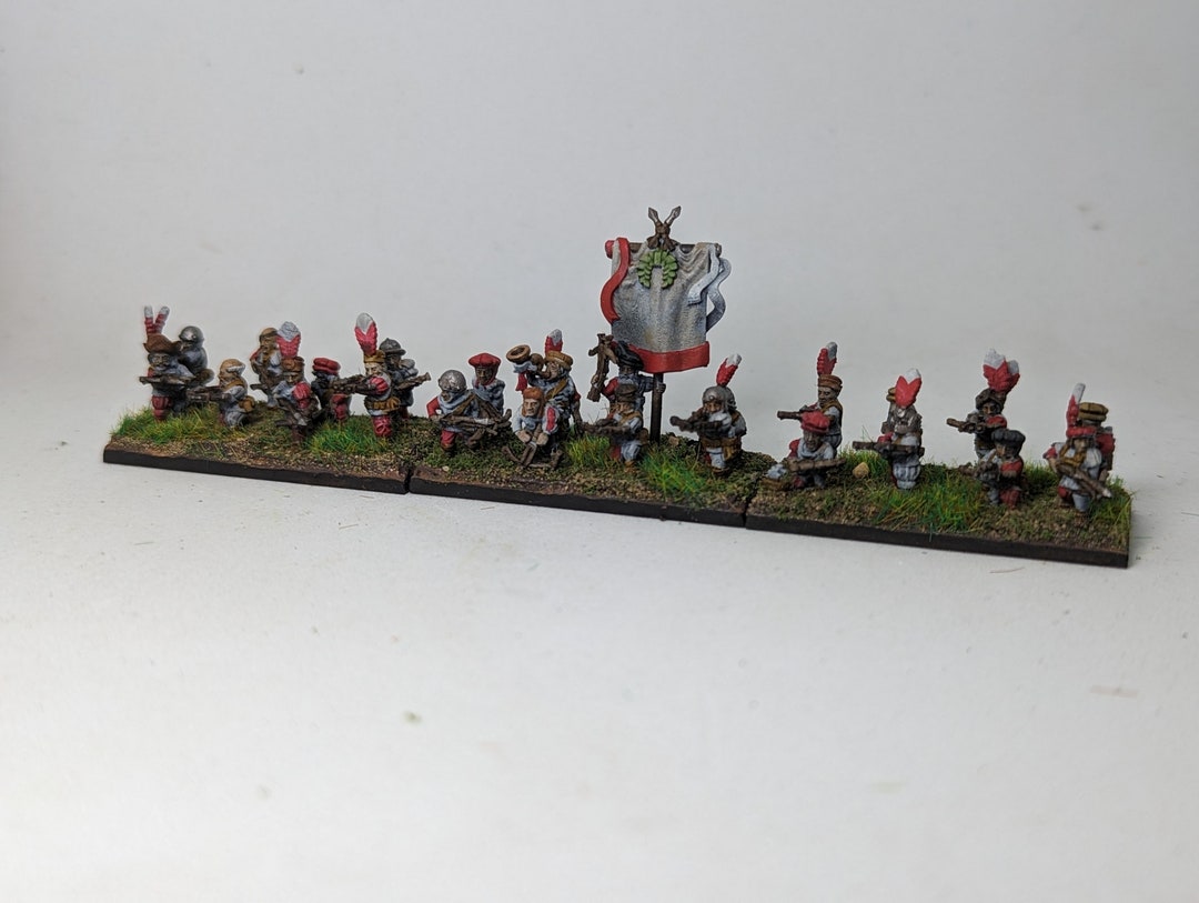 Warmaster 10mm - 15mm Empire Crossbowmen - Etsy