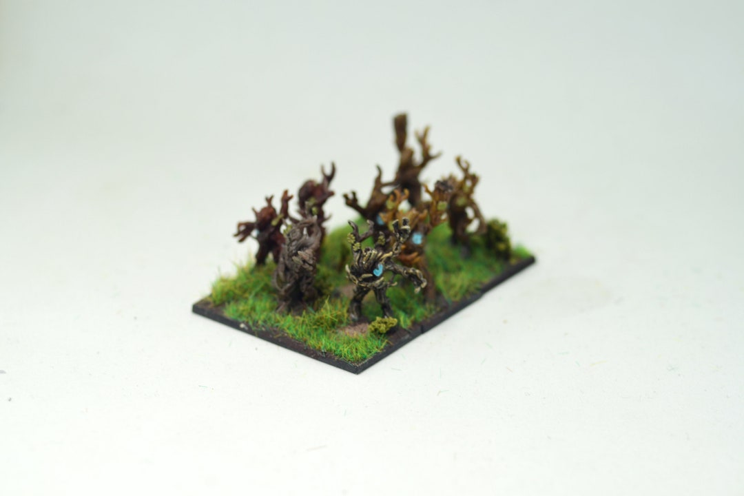 Warmaster 10mm Wood Elves Dryads Treekin - Etsy