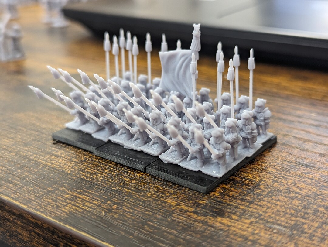 Warmaster 10mm - 15mm Dogs of War Pikemen - Etsy