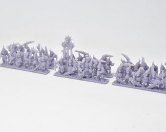 Warmaster 10mm 15mm Daemons of Tzeentch Swarm | Etsy