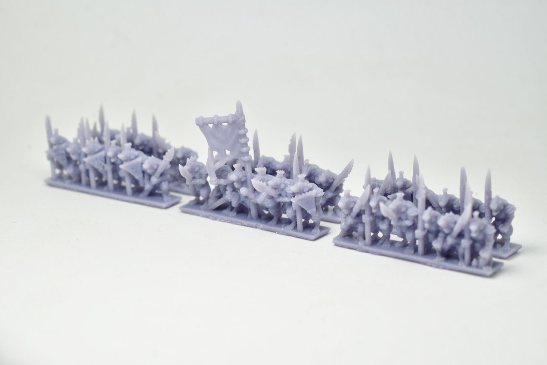 Warmaster 10mm - 15mm Skaven Stormvermin - Etsy