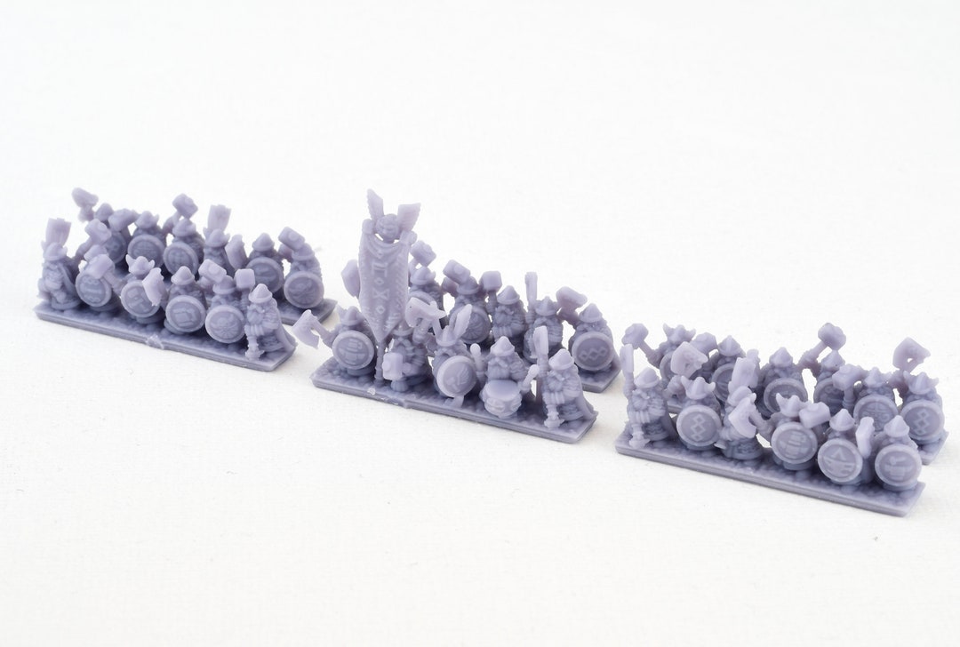 Warmaster 10mm - 15mm Dwarf Warriors - Etsy