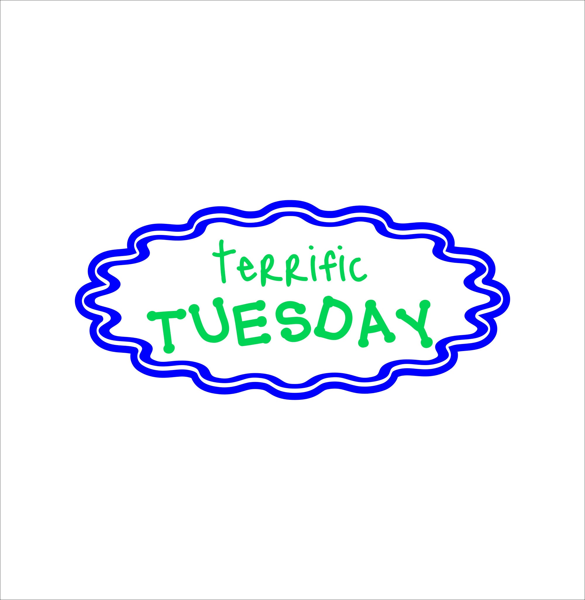 Terrific Tuesday Clipart