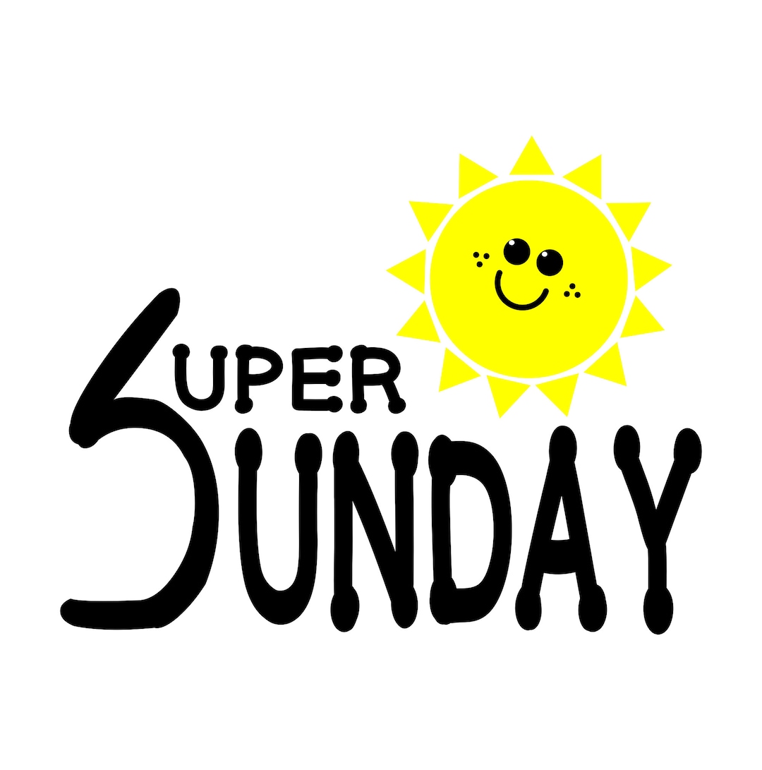 SUPER SUNDAY SVG - Etsy