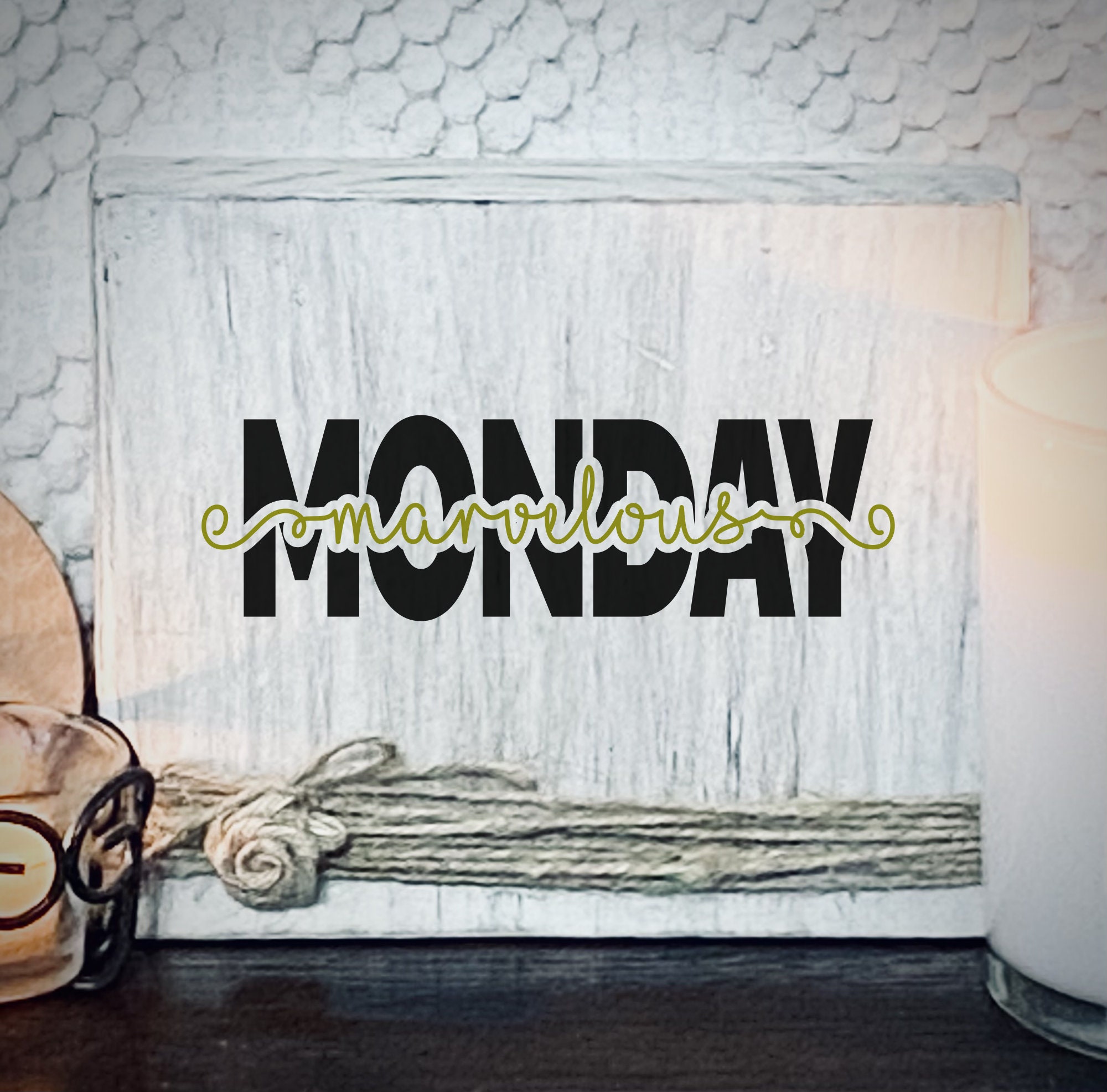 MARVELOUS MONDAY SVG - Etsy