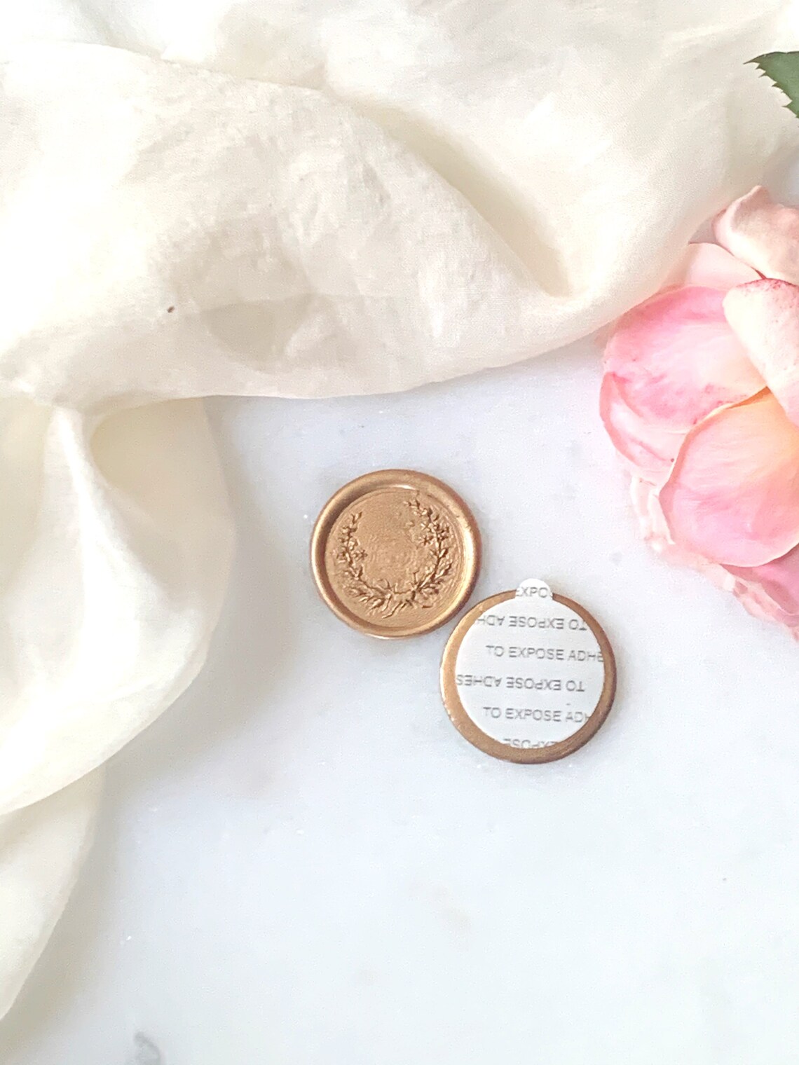 Self Sealing Custom Wax Seals Peel and Stick Wax Seals - Etsy