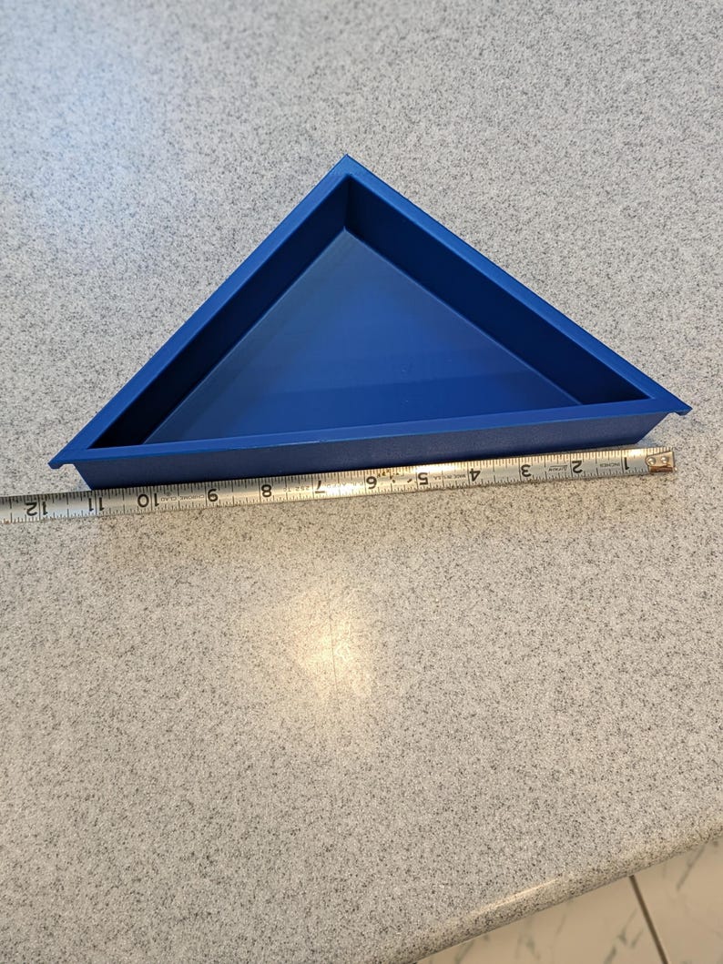 3D Printed Triangle Tool Tray - Drawer Lip-mount Shop Organizer - Etsy