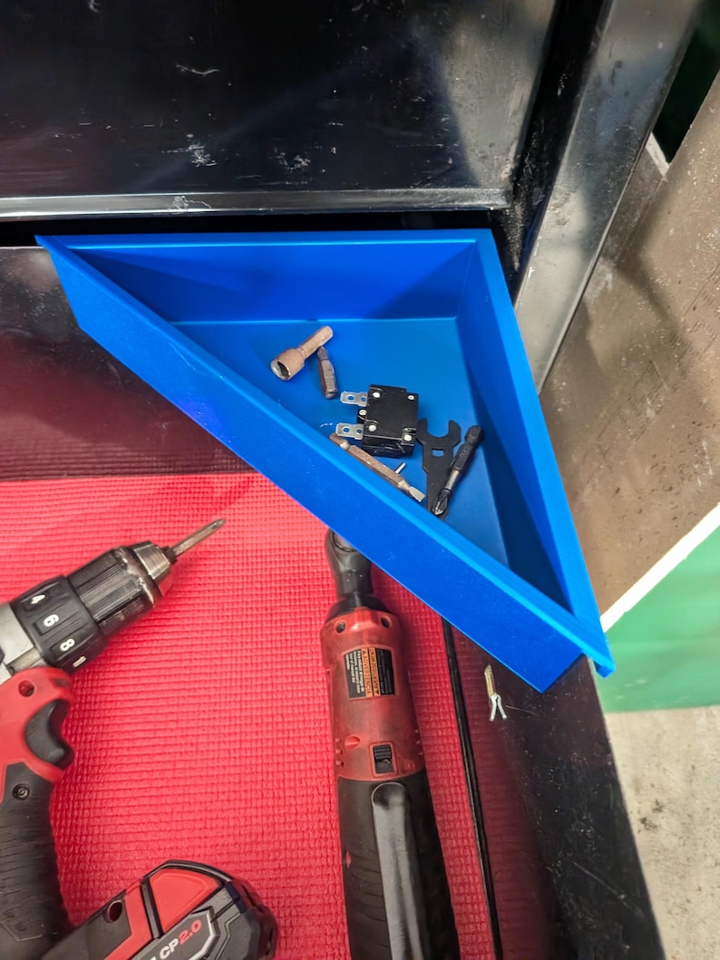 3D Printed Triangle Tool Tray - Drawer Lip-mount Shop Organizer - Etsy