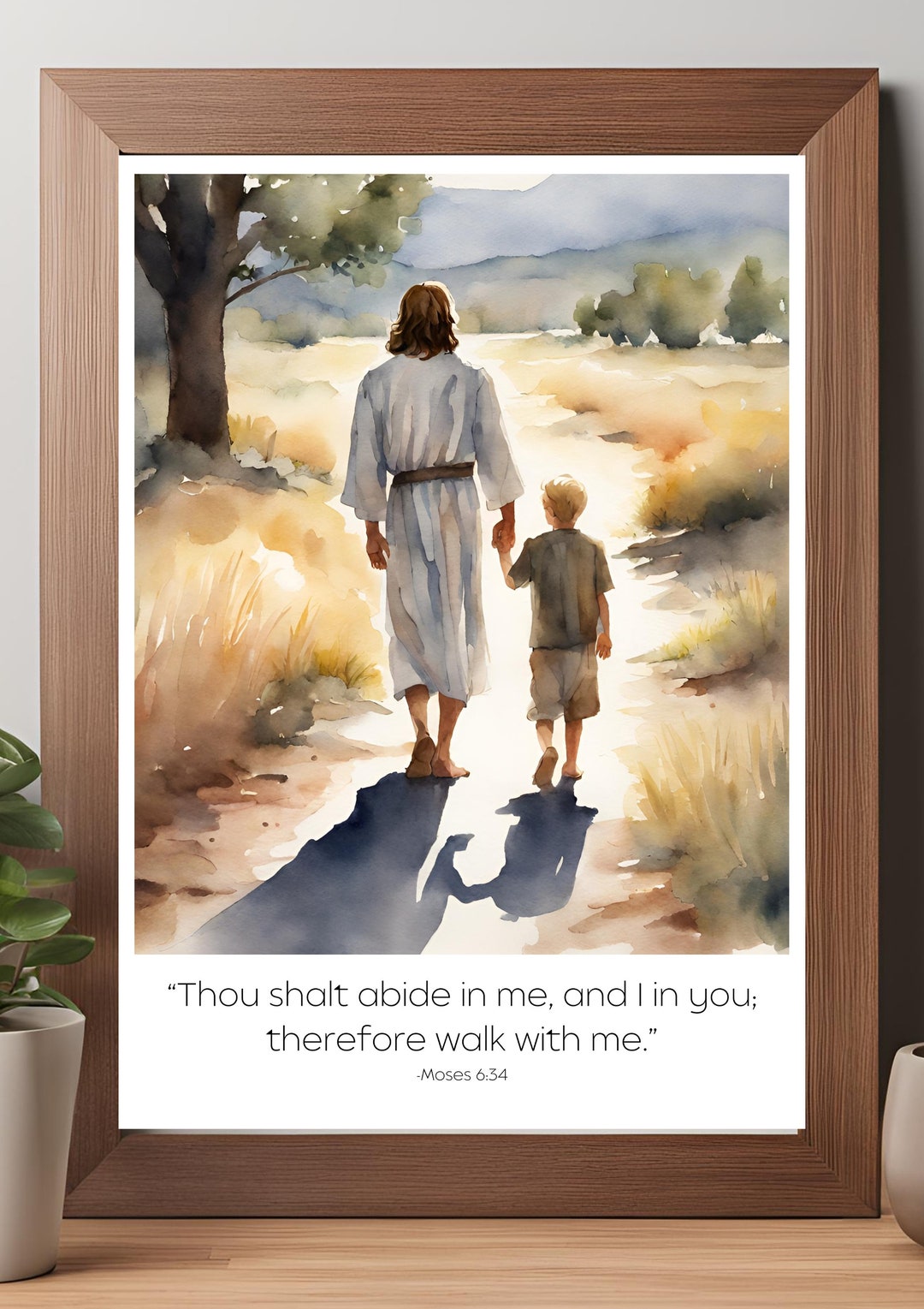 Jesus Christ Watercolor Print: LDS Baptism Gift (digital Download) - Etsy