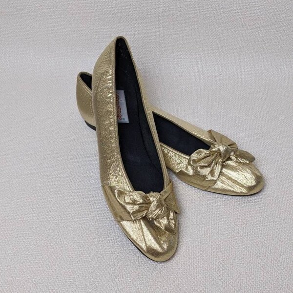 Gold Slippers - Etsy