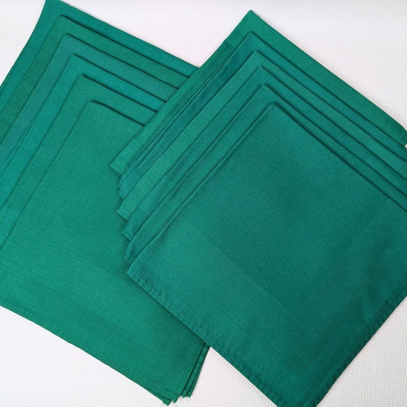 Emerald Green Napkins - Etsy