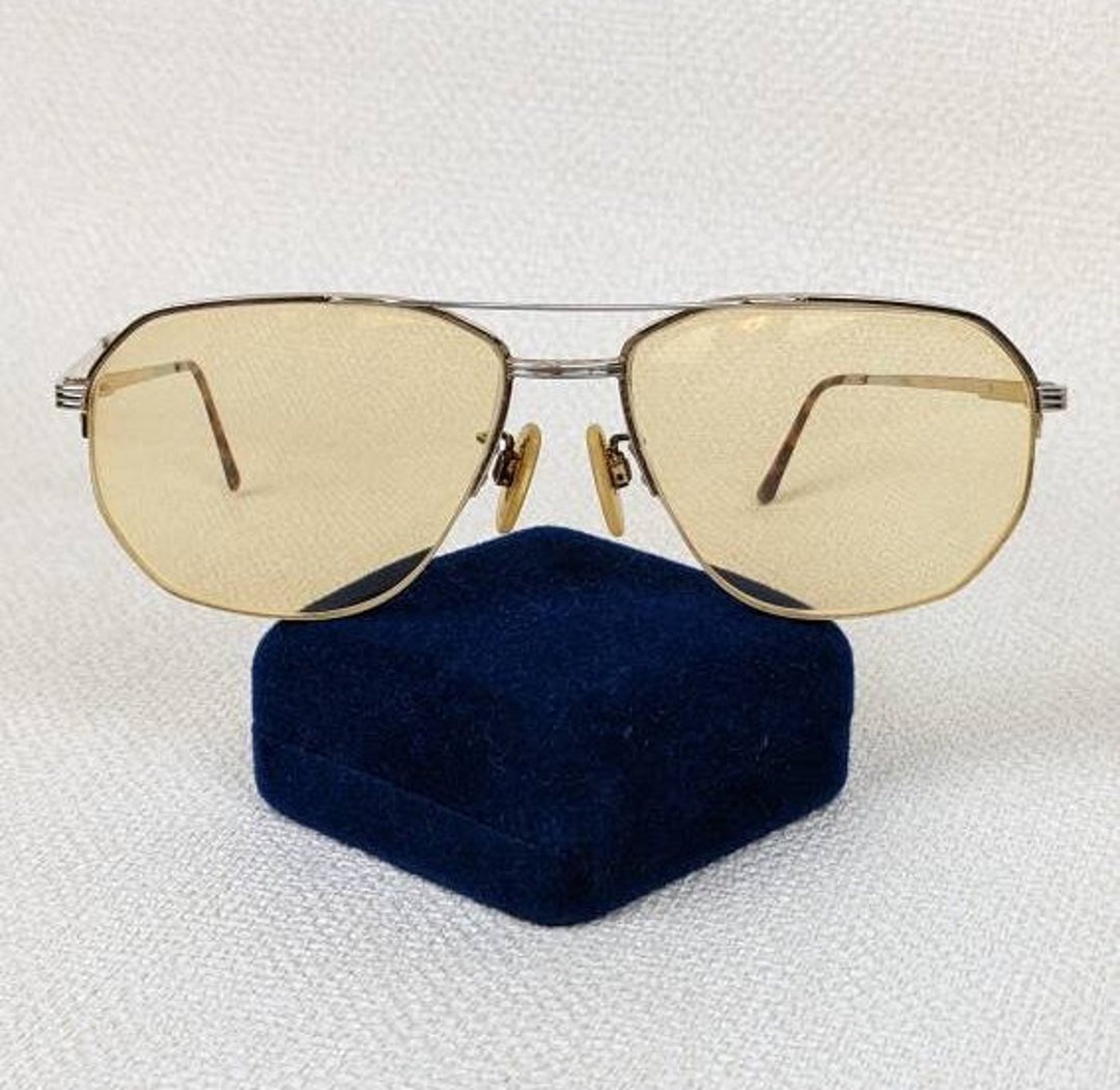 CLEARANCE!!! Vintage Tura 1970's Aviator Goldtone Half Rim Eyeglass ...