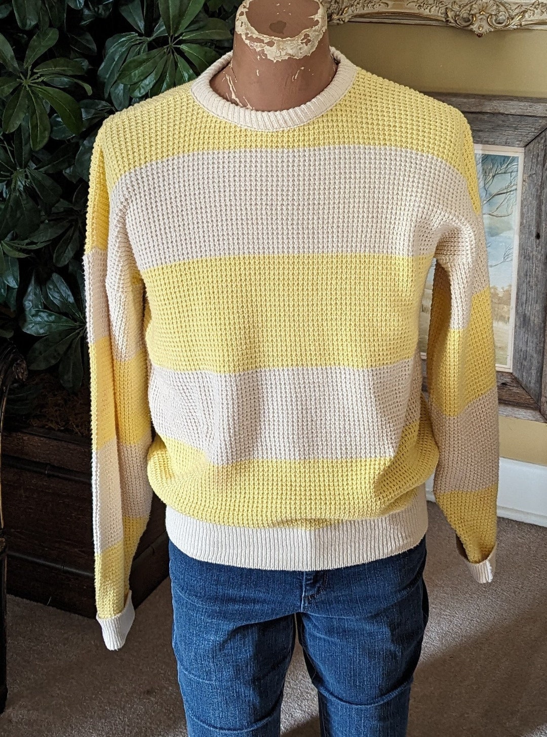 Vintage 1990s OP Ocean Pacific Cotton Pullover Sweater - Men's Medium ...