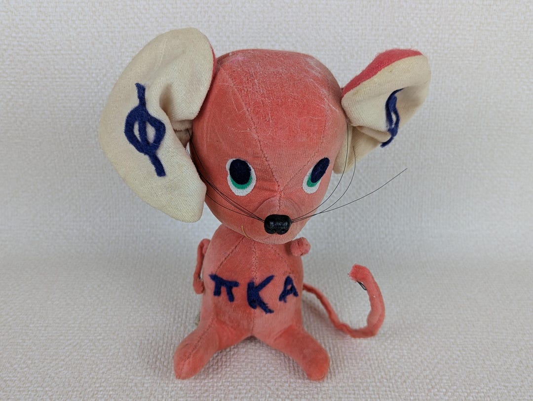 Vintage 1966 Kamar Mouse - Personalized for Pi Kappa Alpha Fraternity ...