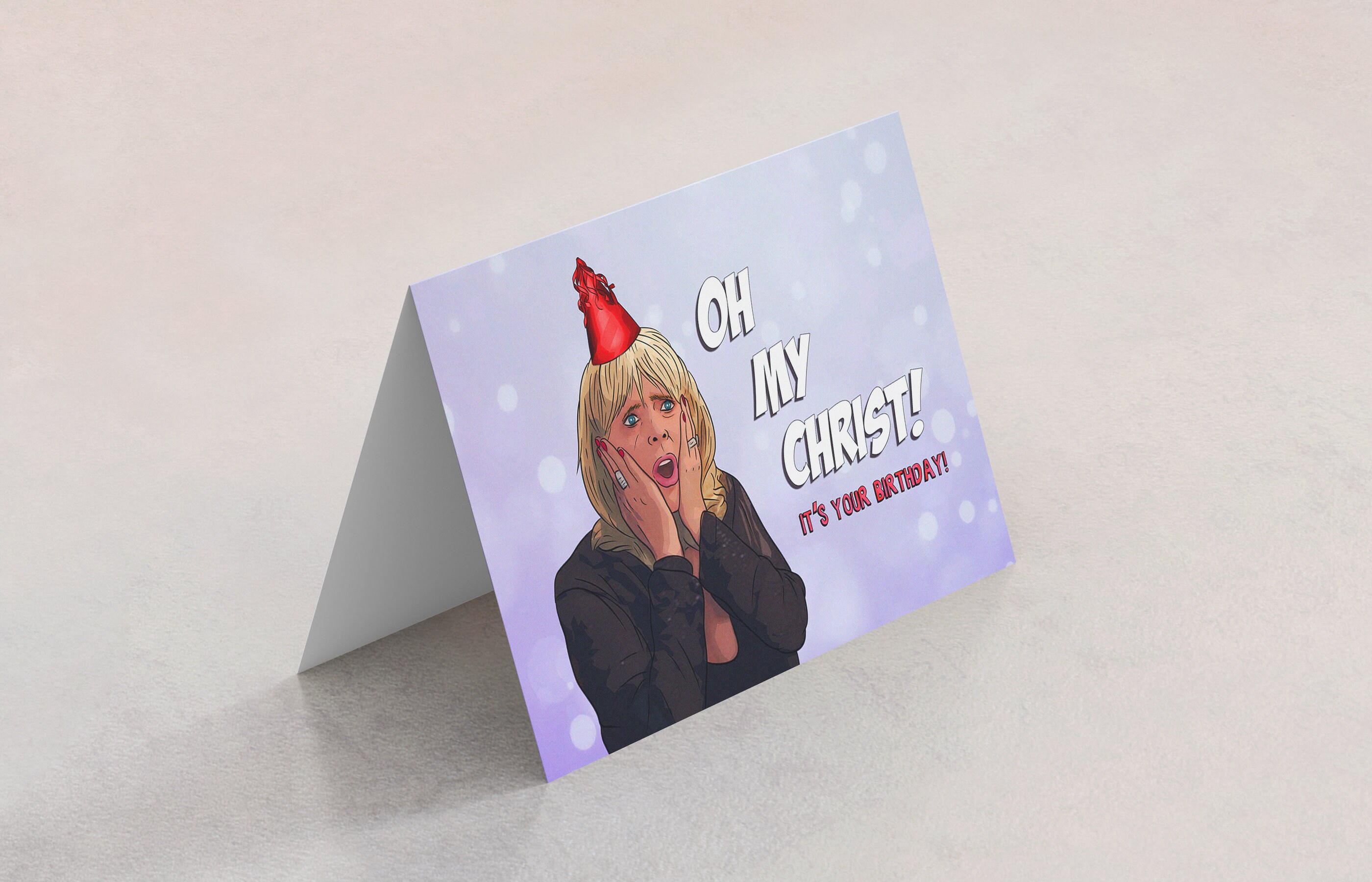 Gavin and Stacey Pam Oh My Christ Greetings Card - Etsy