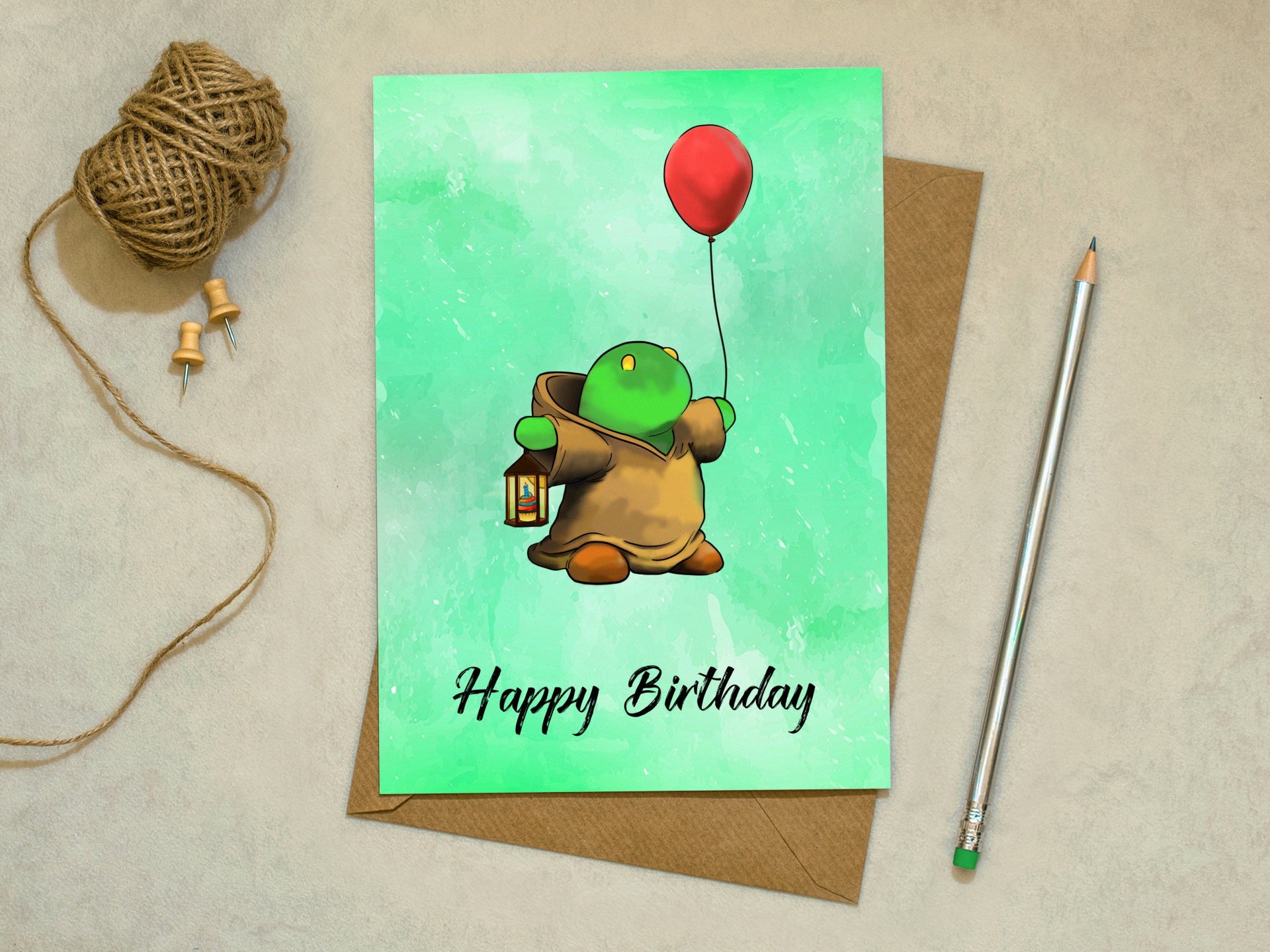 Final Fantasy Tonberry Birthday Card – Funny FF Gamer Greeting - Etsy