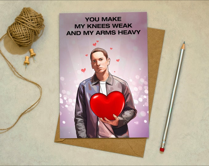 Personalised Eminem Birthday Card! Marshall Mathers, Lose Yourself ...