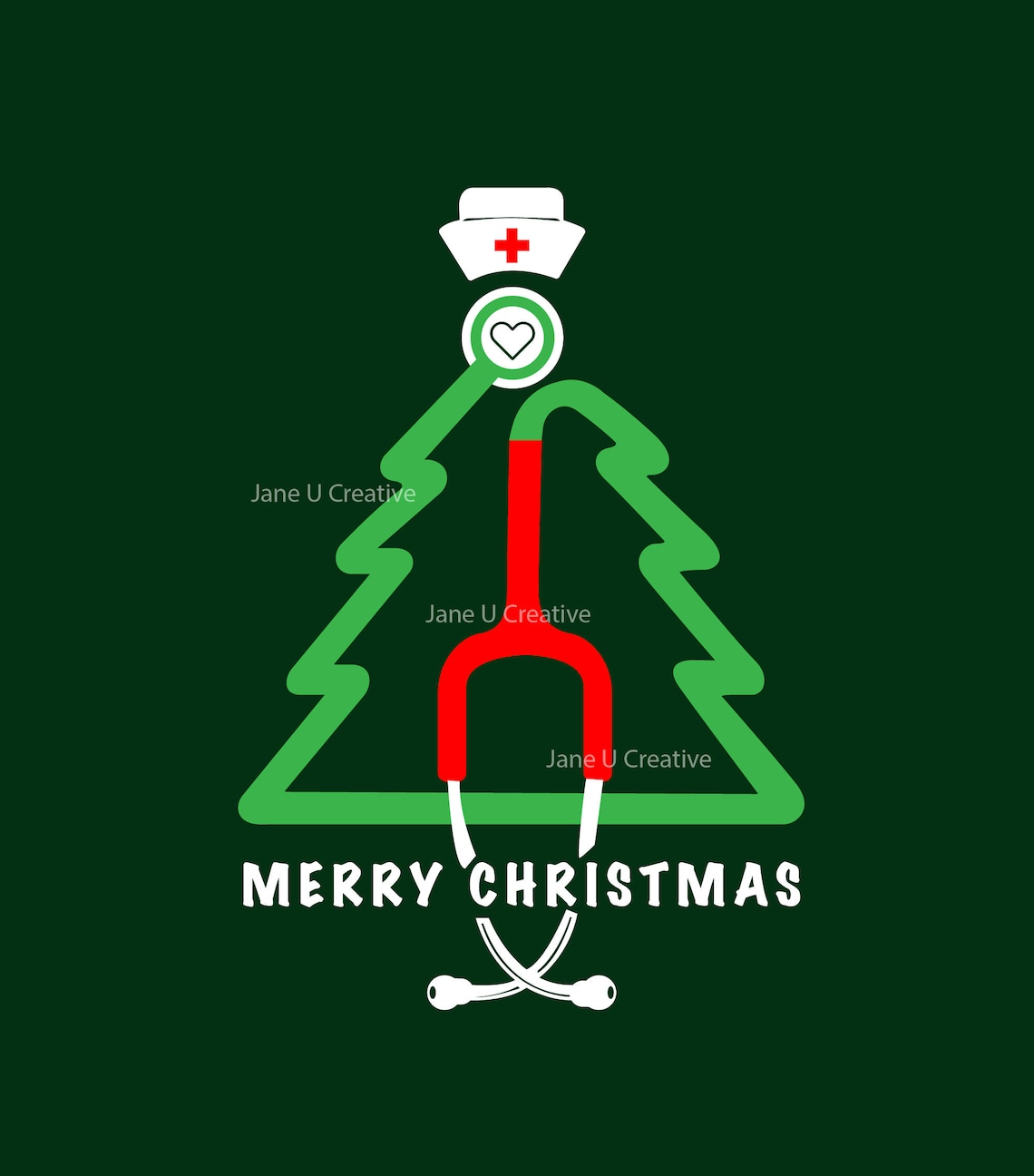 Nurses Merry Christmas - Etsy