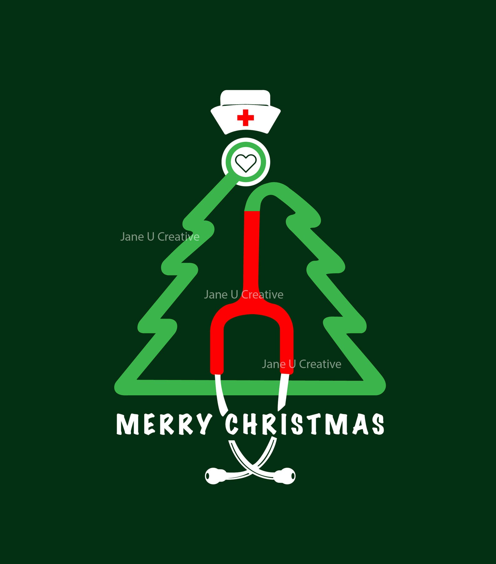Nurses Merry Christmas - Etsy
