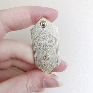 School of Magic: Evocation (gold Plating) - Hard Enamel Pin - Etsy