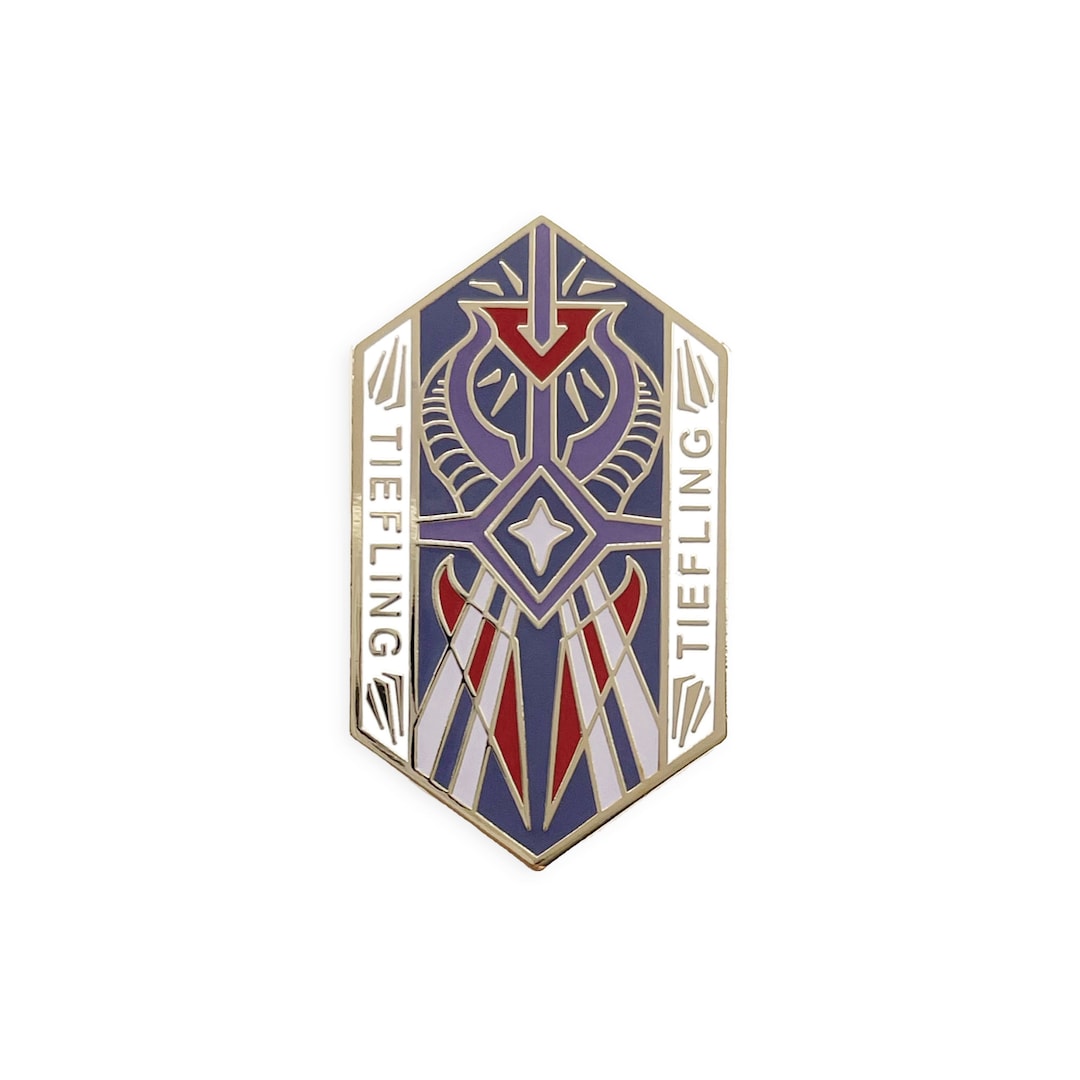 Tiefling - Character Builder Series - Hard Enamel Pin - Etsy