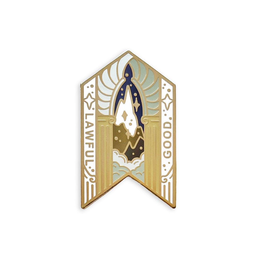 Lawful Good Alignment - Character Builder Series - Hard Enamel Pin - Etsy