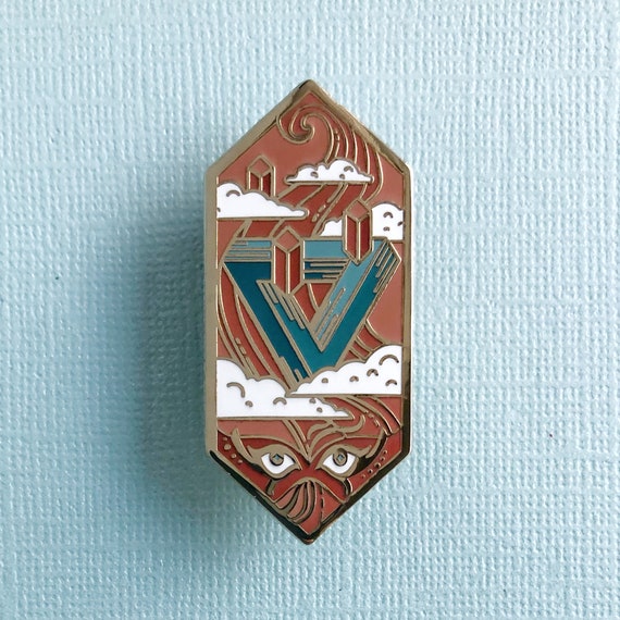 School of Magic: Illusion gold Plating Hard Enamel Pin | Etsy