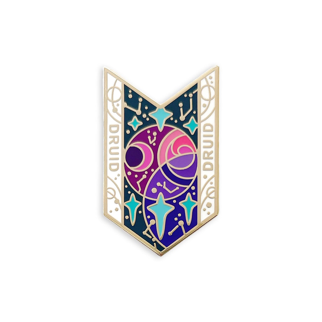 Druid (astral) - Character Builder Series - Hard Enamel Pin - Etsy