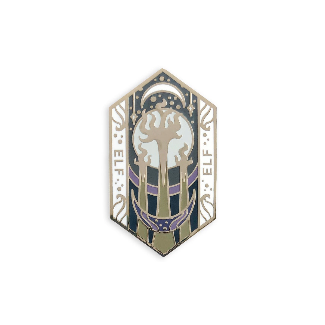 Elf - Character Builder Series - Hard Enamel Pin - Etsy