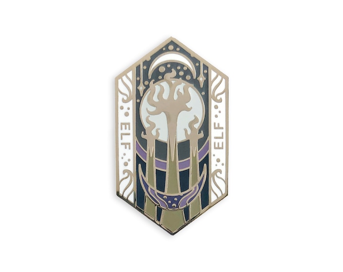 Elf Character Builder Series Hard Enamel Pin - Etsy