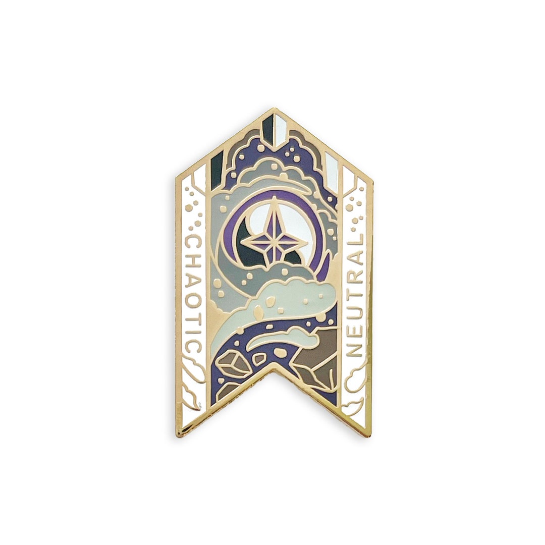 Chaotic Neutral Alignment - Character Builder Series - Hard Enamel Pin ...
