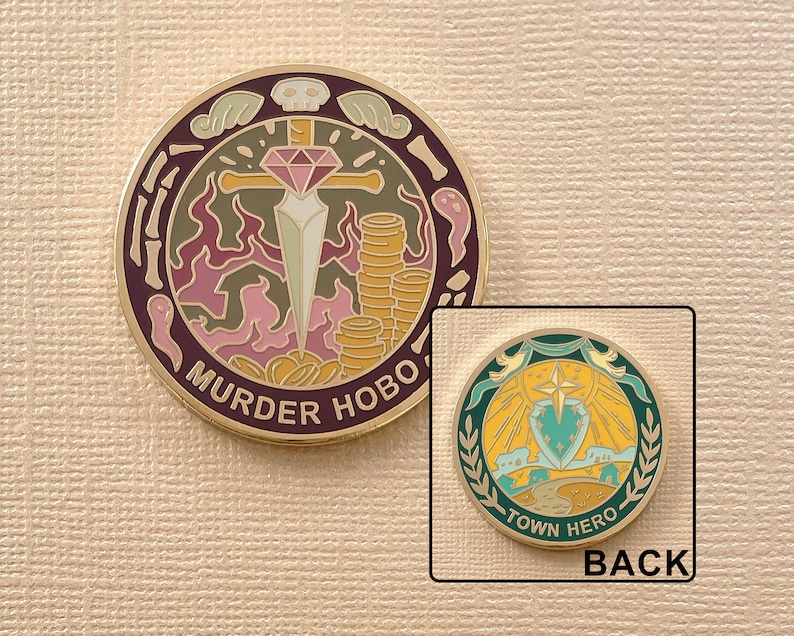 Murder Hobo/town Hero Challenge Coin D2 - Etsy