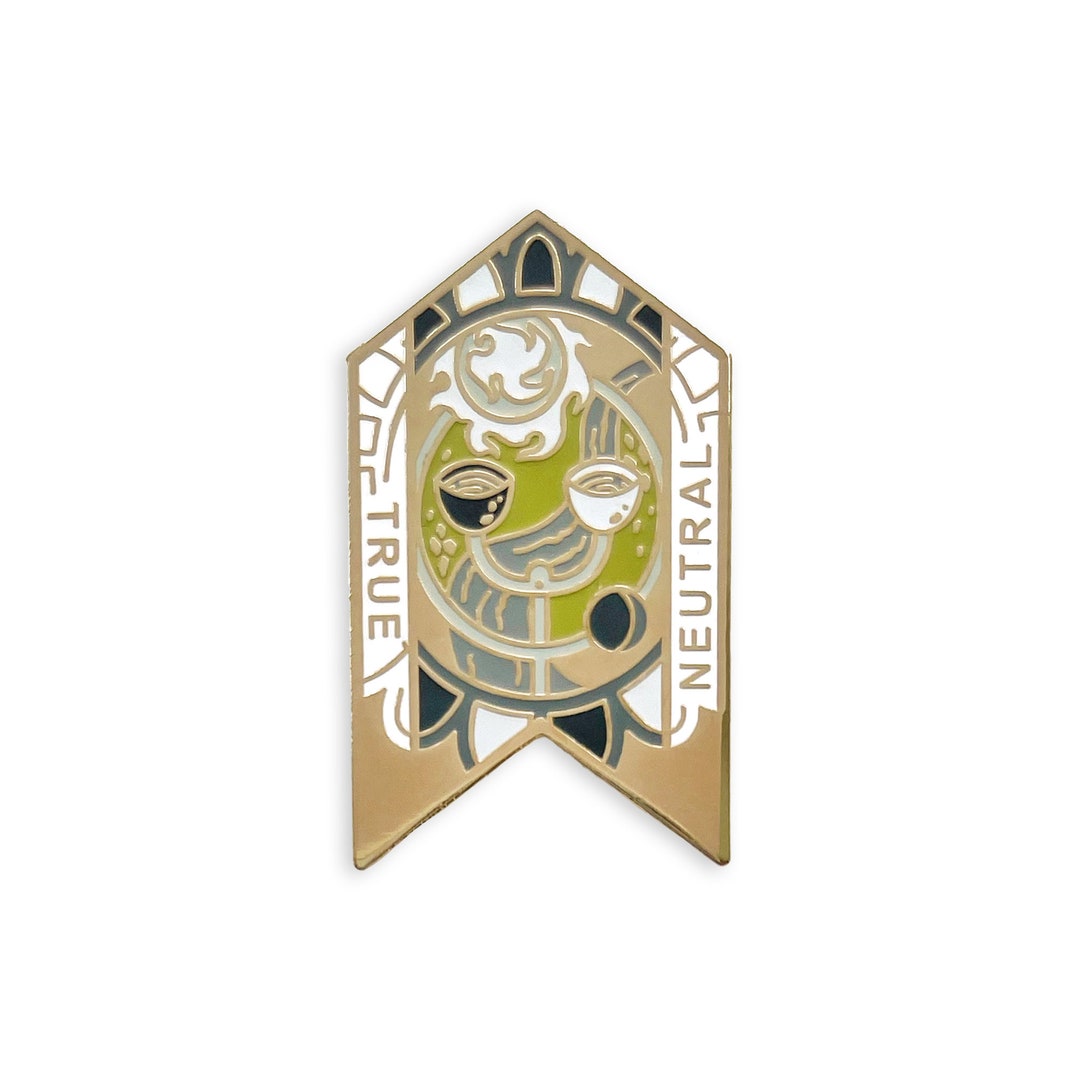 True Neutral Alignment - Character Builder Series - Hard Enamel Pin - Etsy