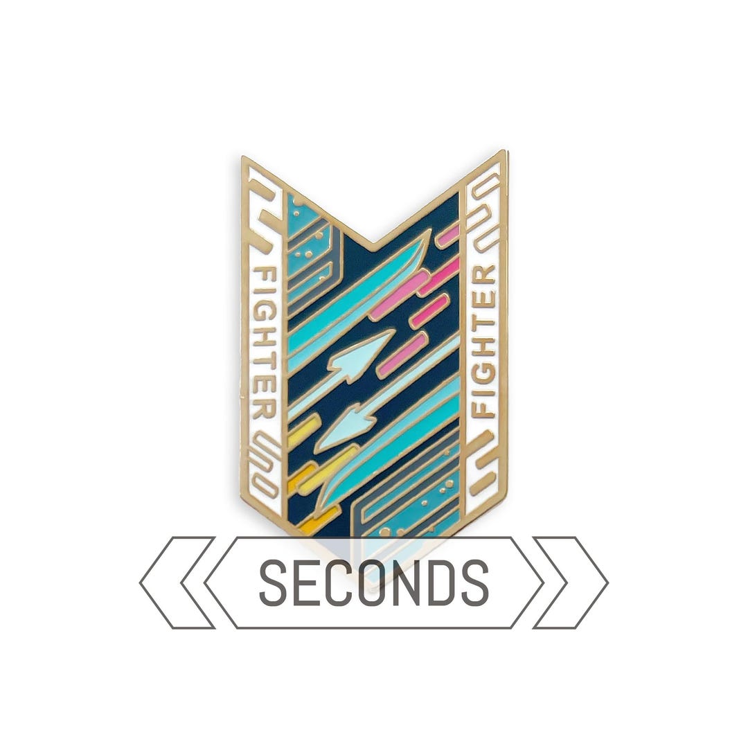 Fighter (astral) SECONDS - Character Builder Series - Hard Enamel Pin ...