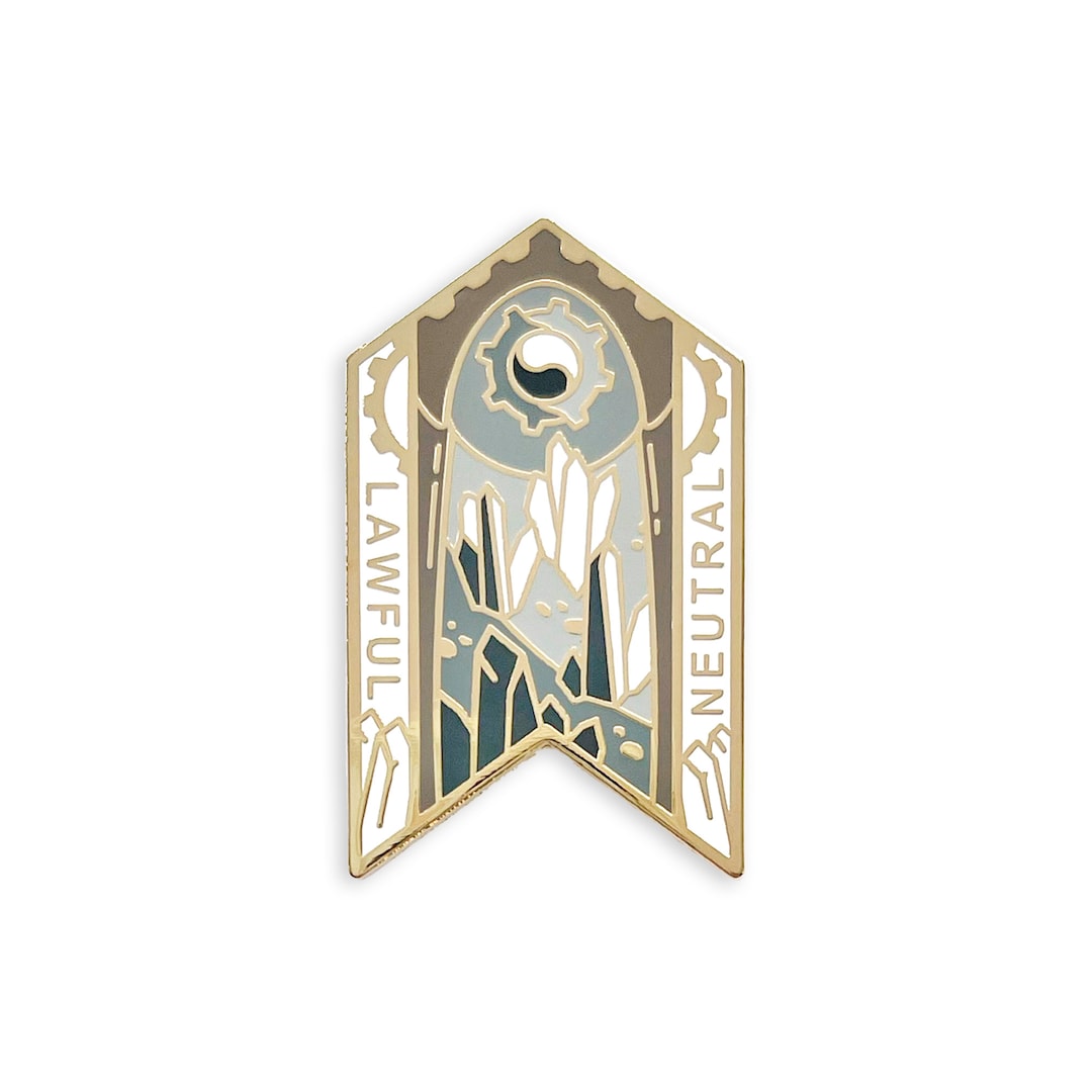 Lawful Neutral Alignment - Character Builder Series - Hard Enamel Pin ...