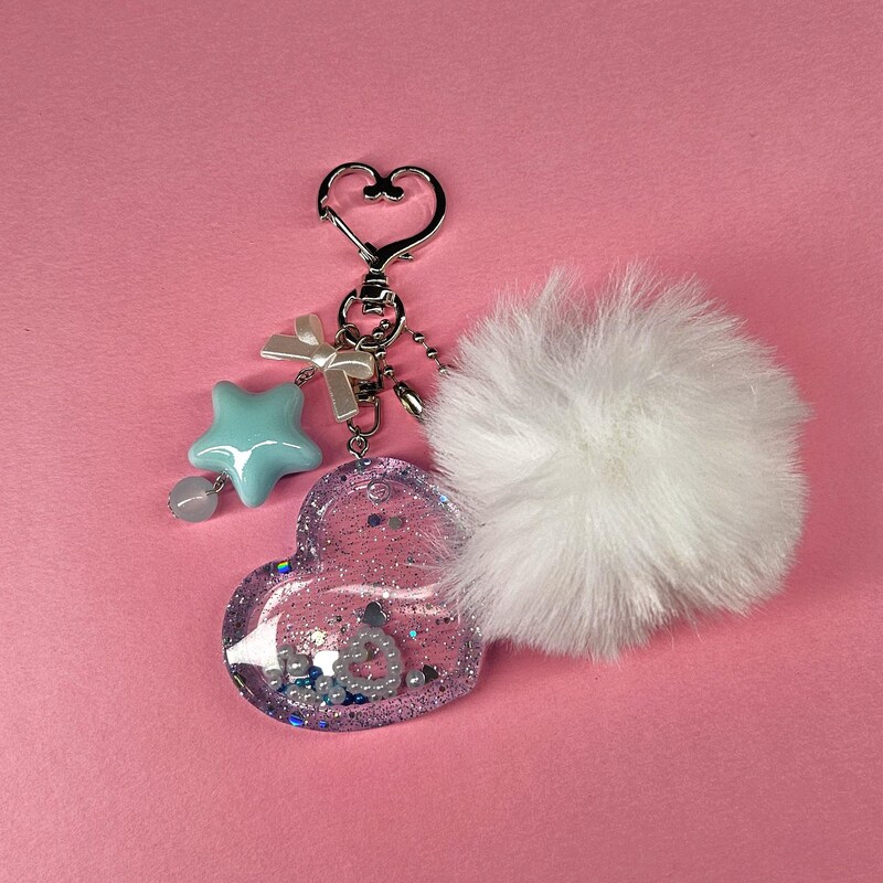 Liquid Keychain - Etsy