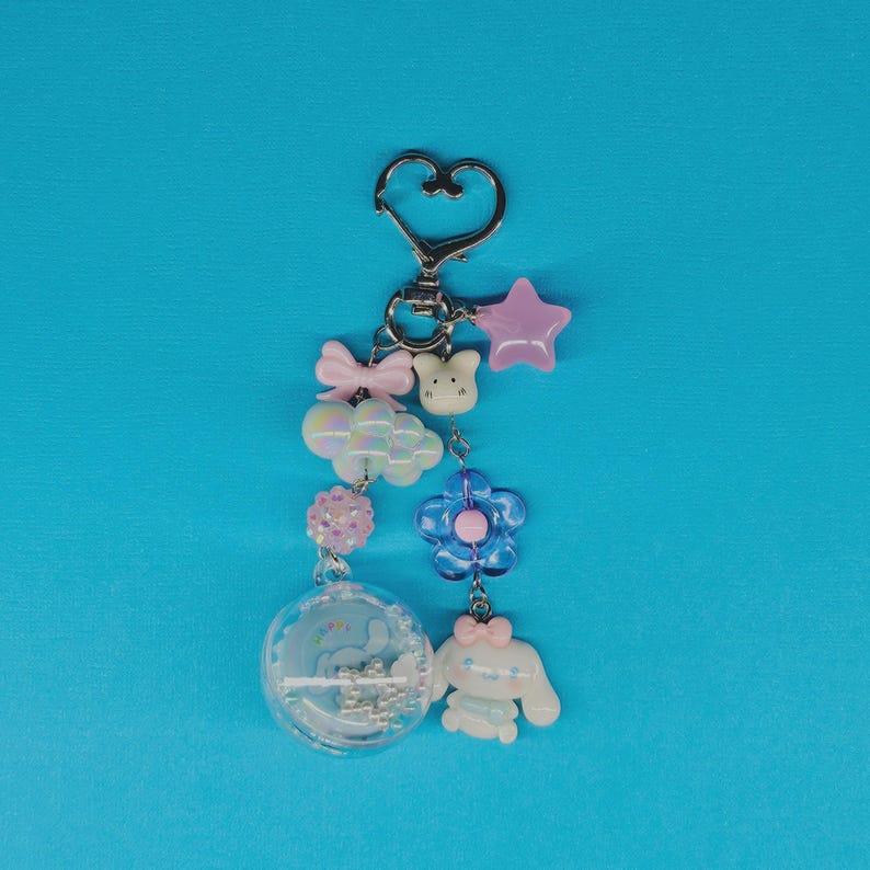 Cinnamoroll Bubble Keychain / Kawaii Sanrio - Etsy