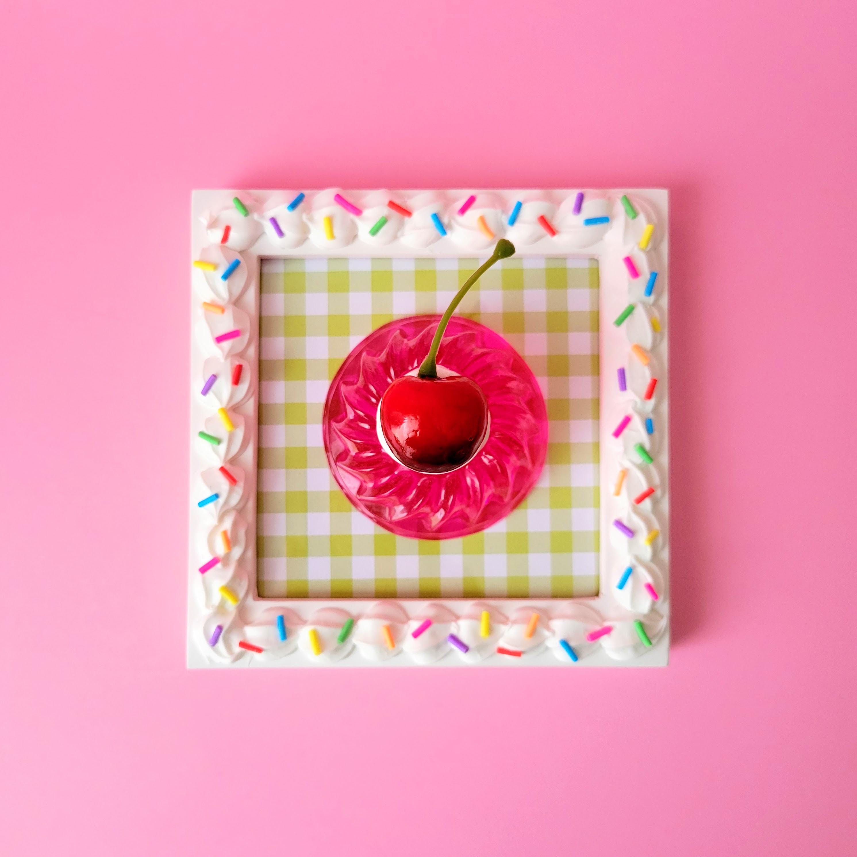 Fake Jelly Cake Frame 4''x4'' / Cute Kawaii Faux Cream - Etsy