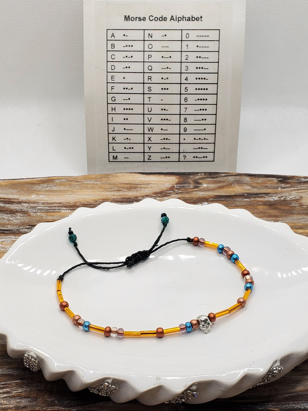 Feeling Stabby Morse Code Bracelet - Etsy