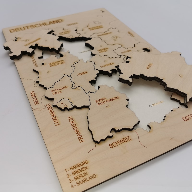 German Puzzle - Etsy
