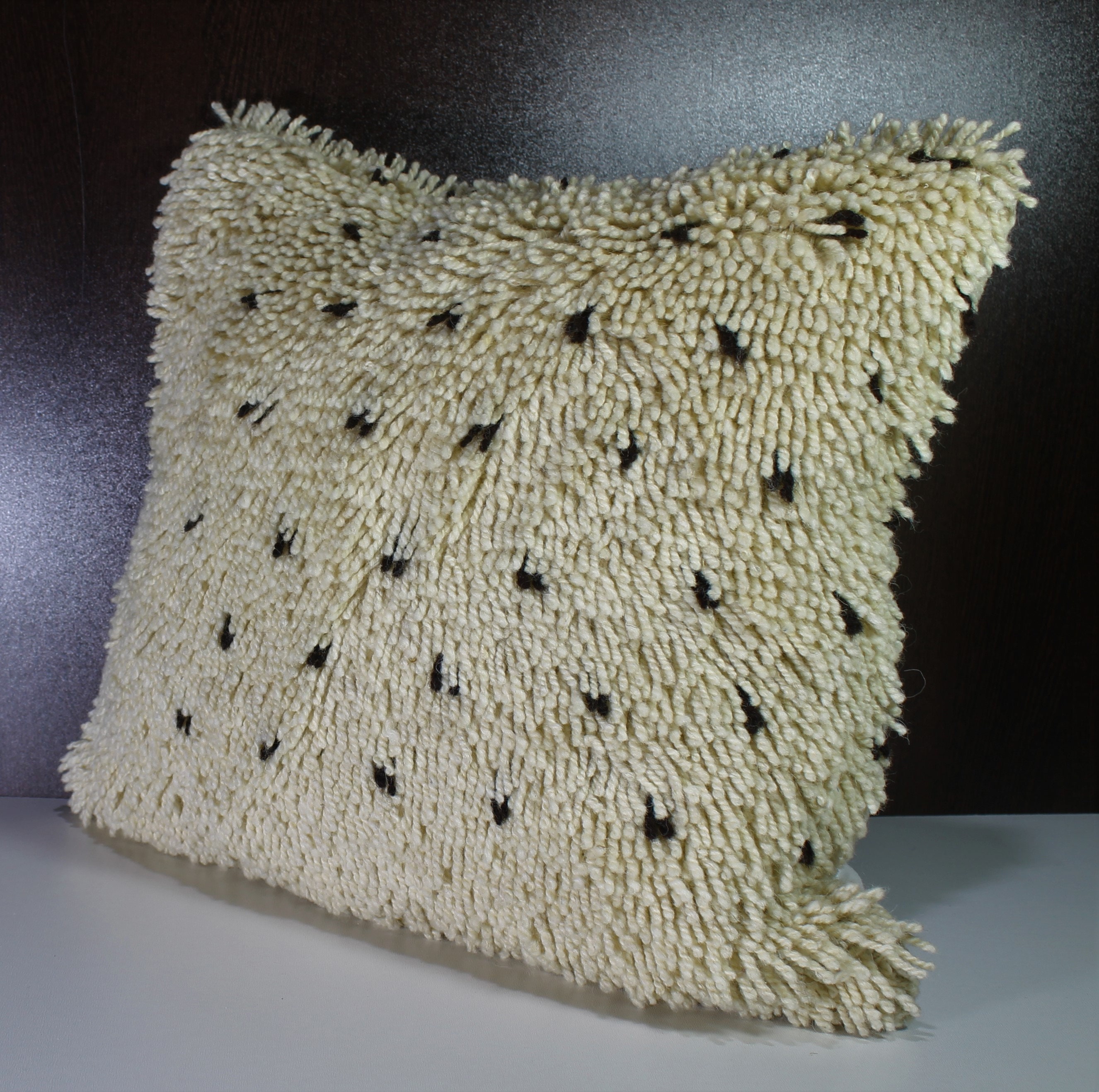 Throw Pillow Shag Pillow Shaggy Pillow Decorative Kilim | Etsy