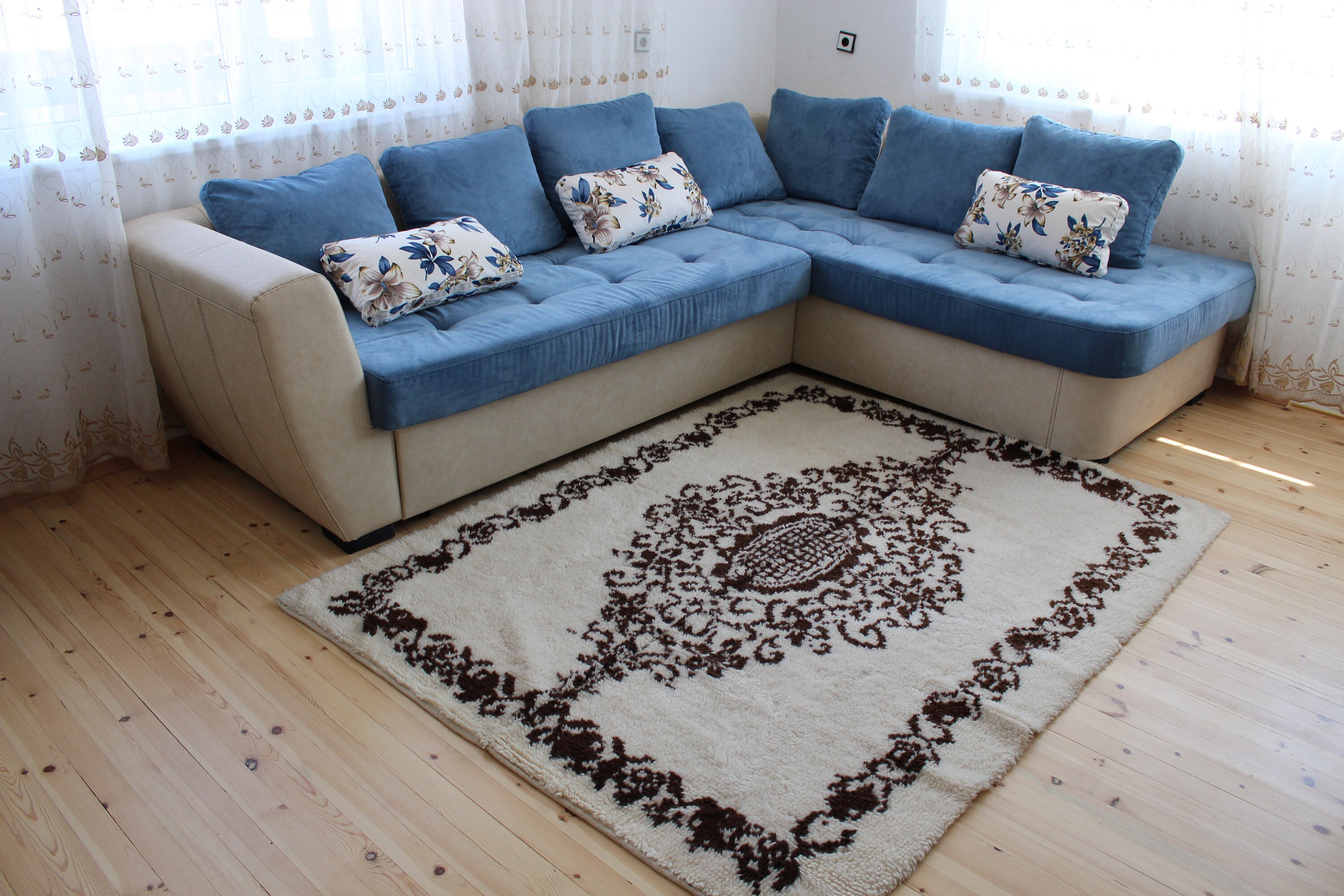 Shag Rug Bulgarian Rug 5x7 White Rug-azilal Rug-berber - Etsy