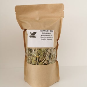 Organic Bulgarian Mountain Tea Mountain Tea Ironwort Tea Sideritis ...