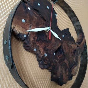 Wood Wall Clock Unique Clock Wooden Clocktree Slice Clock - Etsy