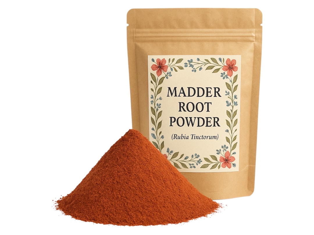 Madder Root | Cuts or Powder | Natural Dyes | Rubia Tinctorum Premium ...
