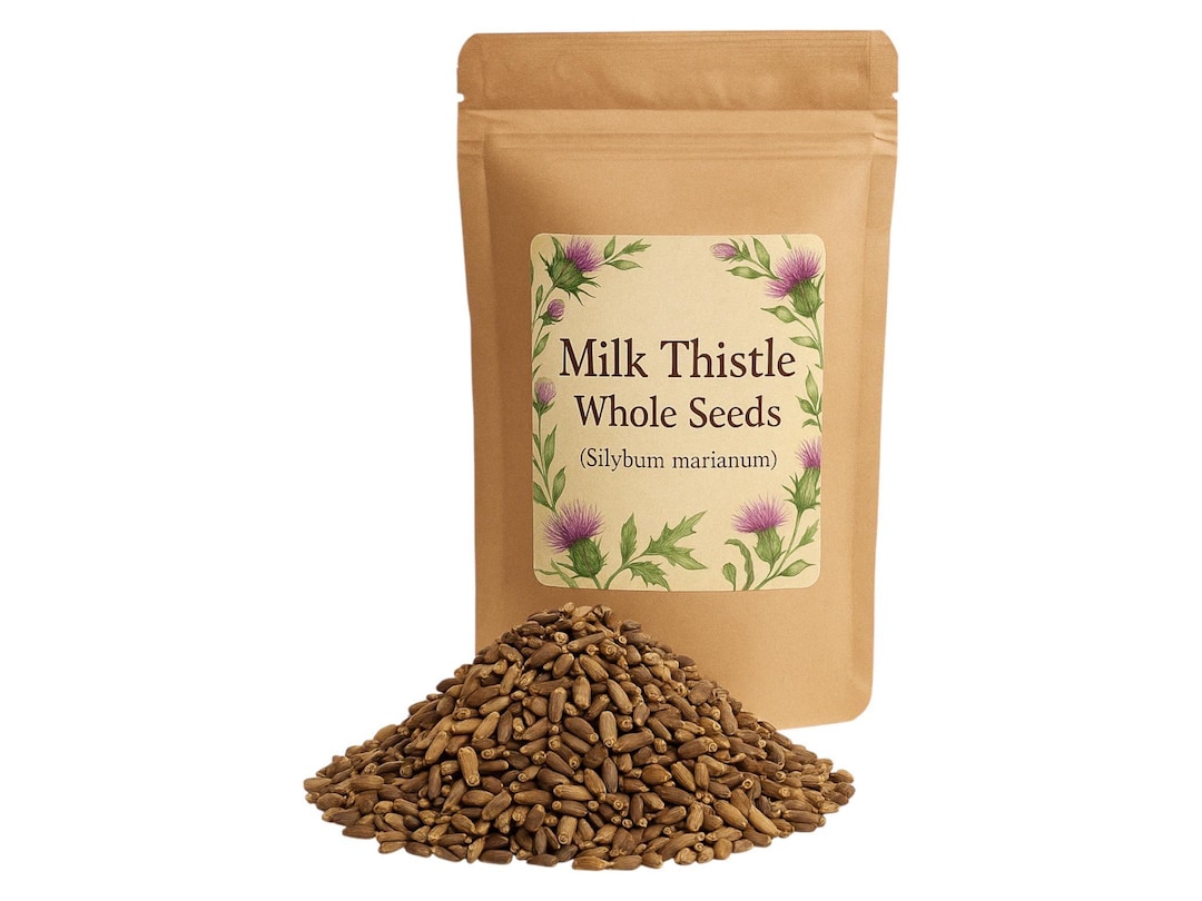 Milk Thistle Seeds | Organic | Whole Milk Thistle Seeds | Milk Thistle ...