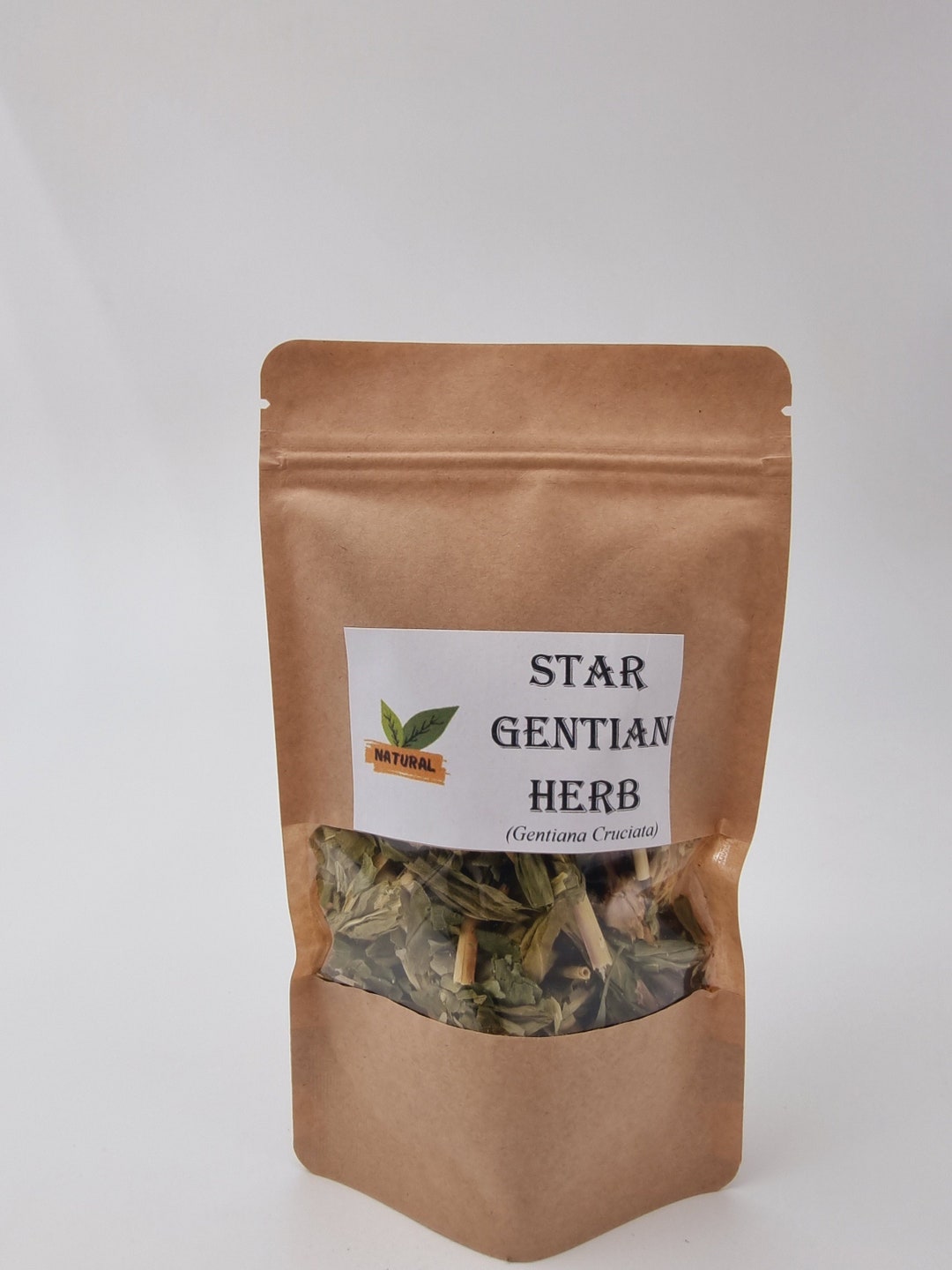 STAR GENTIAN Herb ORGANIC Bulk Tea, Gentiana Cruciata L Herba ...